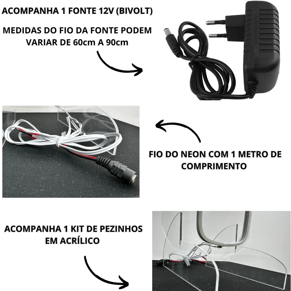 Led Neon Panel Number Five Transparent Acrylic 50cm Height | SHEIN USA