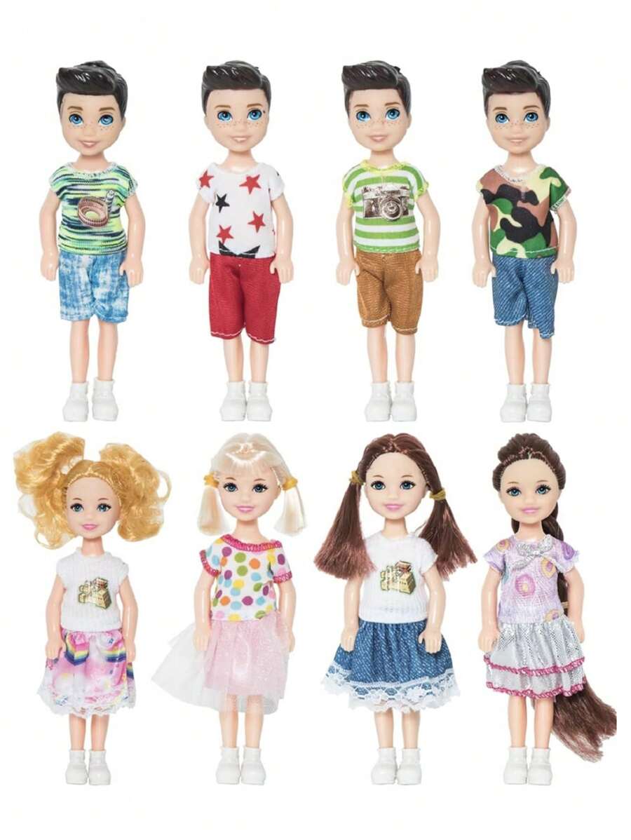 Little Kari Doll Set, Multiple Styles For Free Mix And Match, 14.5cm ...