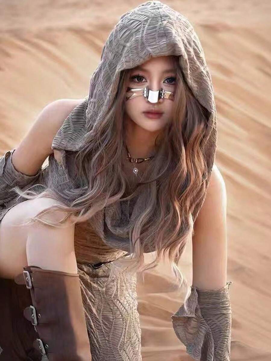 2025 New Year Masquerade Mask, Cyberpunk Futuristic Technology Couple ...