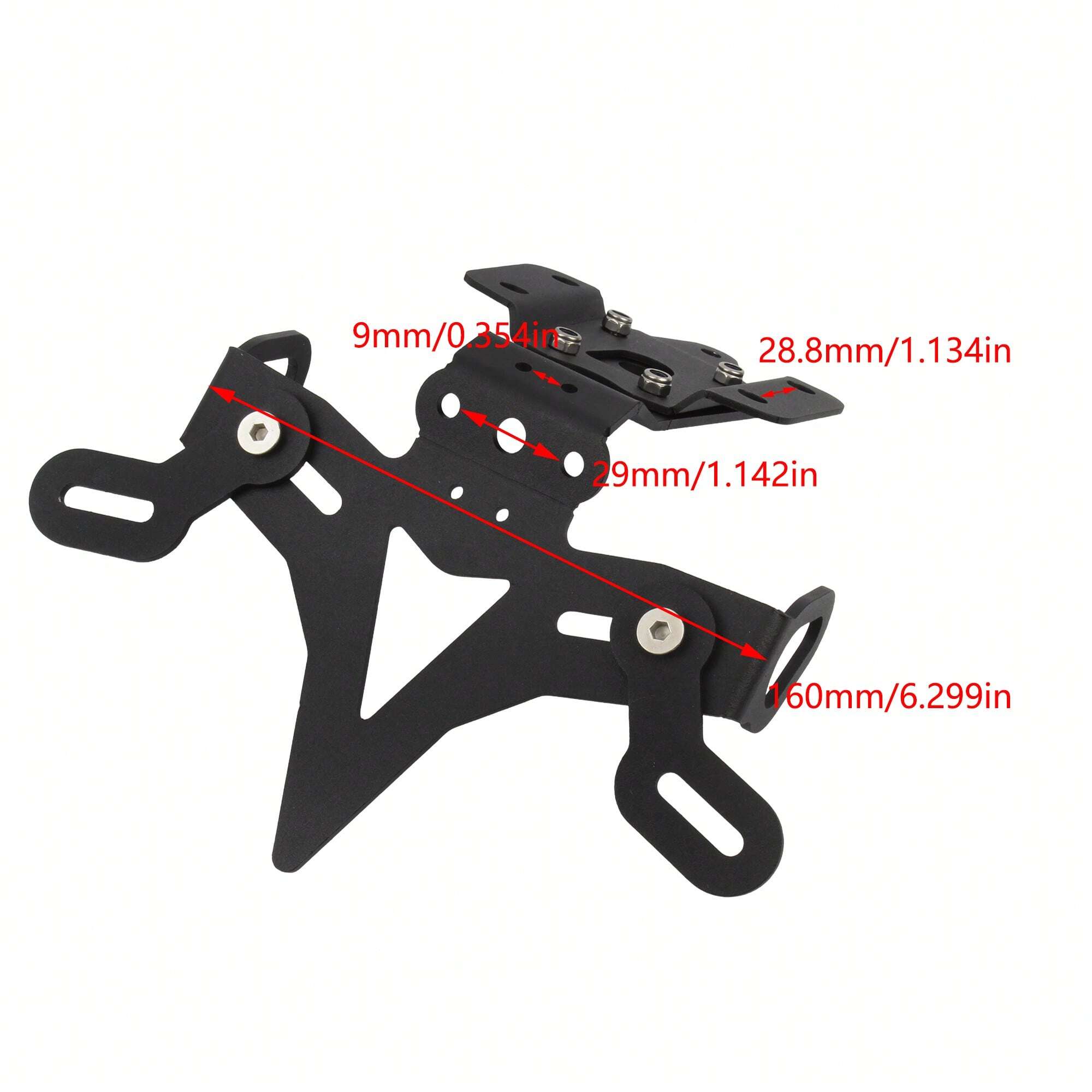 PowerMotor Motorcycle License Plate Holder Bracket For MT-07 FZ-07 ...