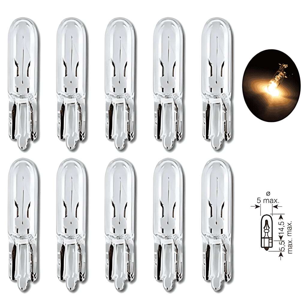 Original T5 Halogen Penguin Bulb 12v/1.2w (10 Units) | SHEIN USA