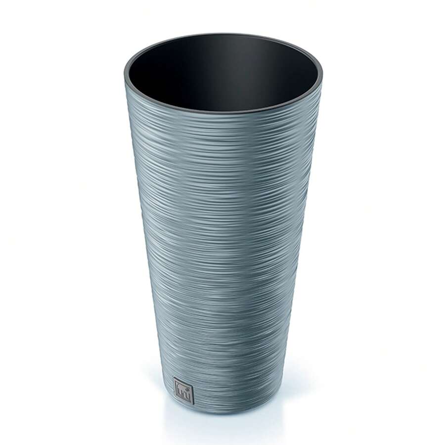 Prosperplast Cement-Coloured Planter With Reservoir, FURU Collection ...