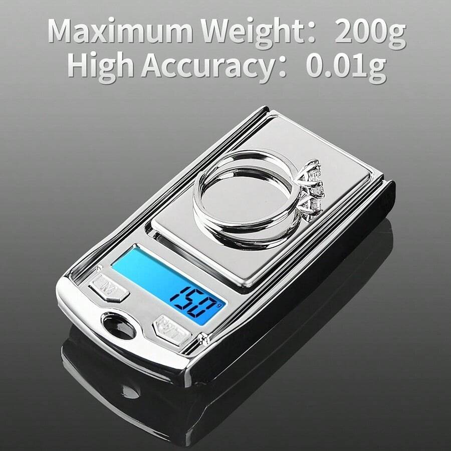 Portable Car Key Electronic Scale 0.01g Mini Pocket Scale 100g Jewelry ...