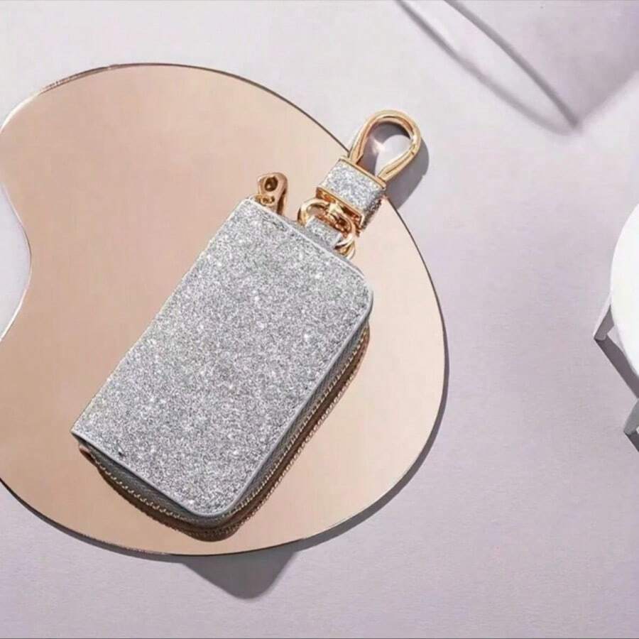 2pcs This Shiny Keychain Package Protects Your Car Keys And Other Keys ...