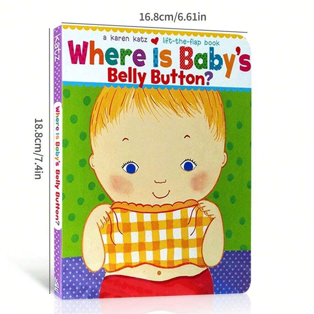 Children's Book Where Is Baby's Belly Button A Lift-The-Flap Book Board ...