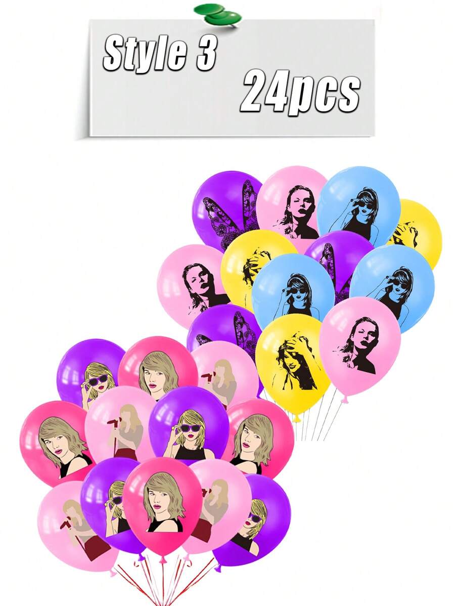 Singer Party Balloons - Pop Music Themed Latex Balloon Arch Decorations ...