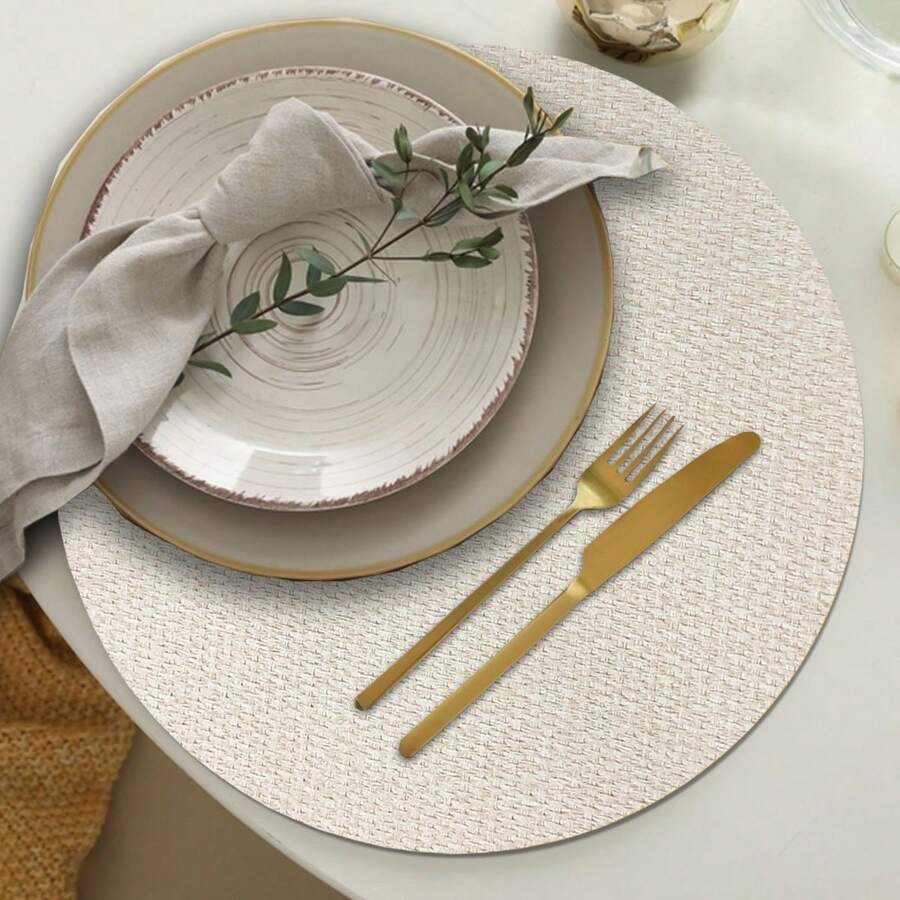 4 Round American Game Sousplat Luxury Table Setting Plh Nud | Mode de ...