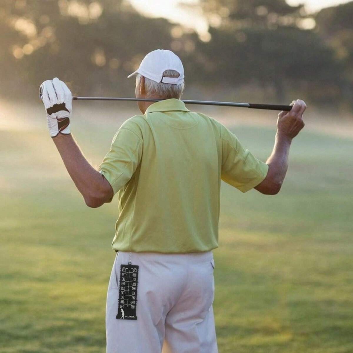 18 Holes Golf Scorecard, Golf Score Counter Golf Stroke Counter ...