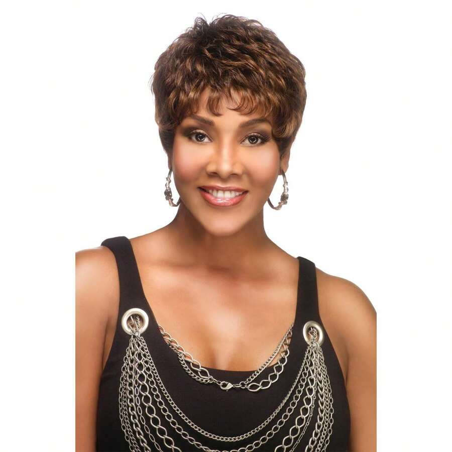 Synthetic Lace Wigs H222-V - Vivica Fox - 1 Jet Black - Heat Friendly ...