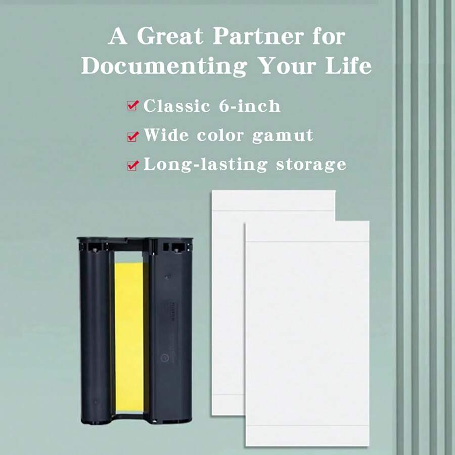 Fufilm [Printer Consumables Photo Paper Color Ribbon] : Mini Printer ...