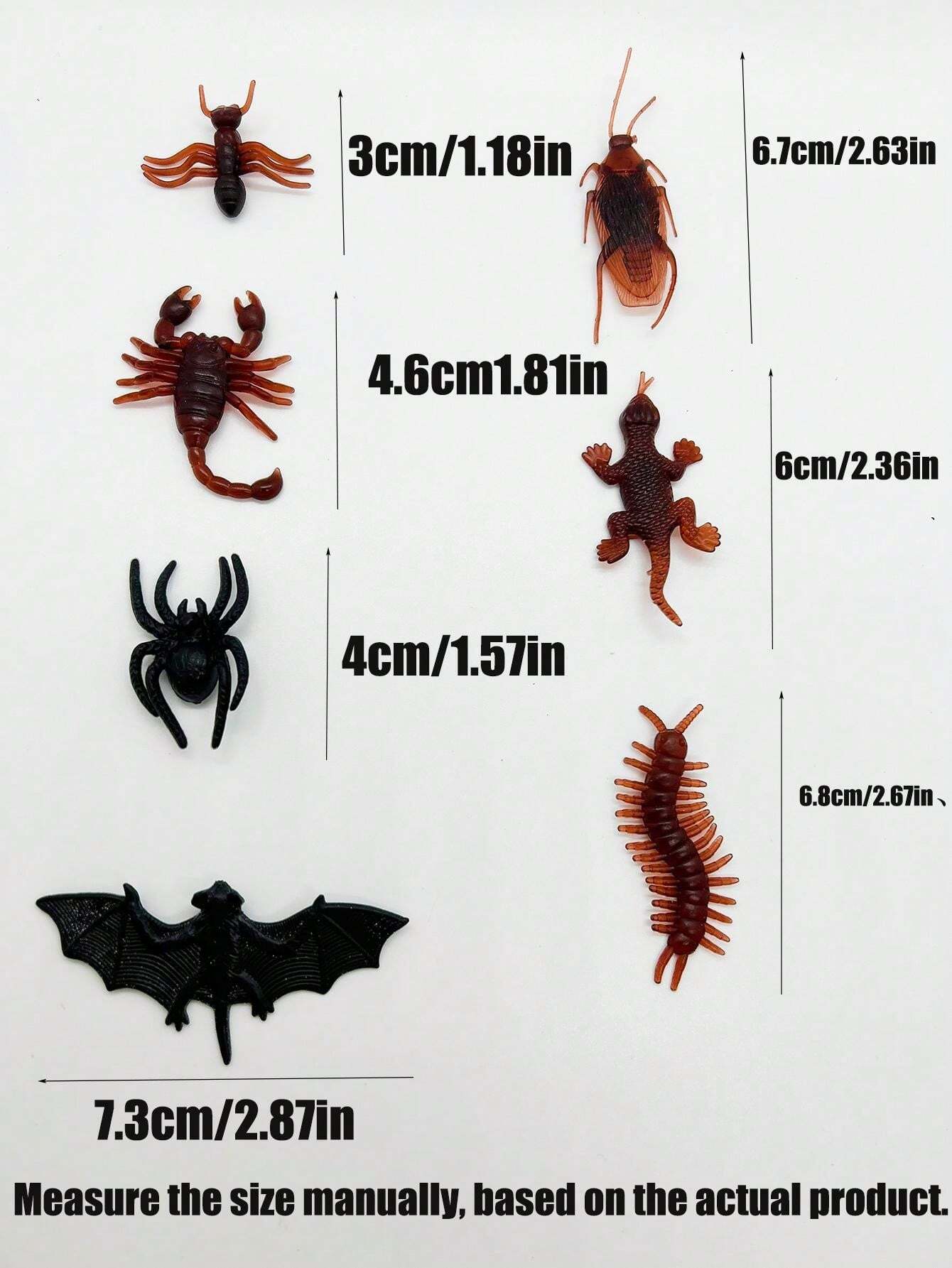 30pcs Realistic Fake Insect Set, Durable Plastic, Battery-Free ...
