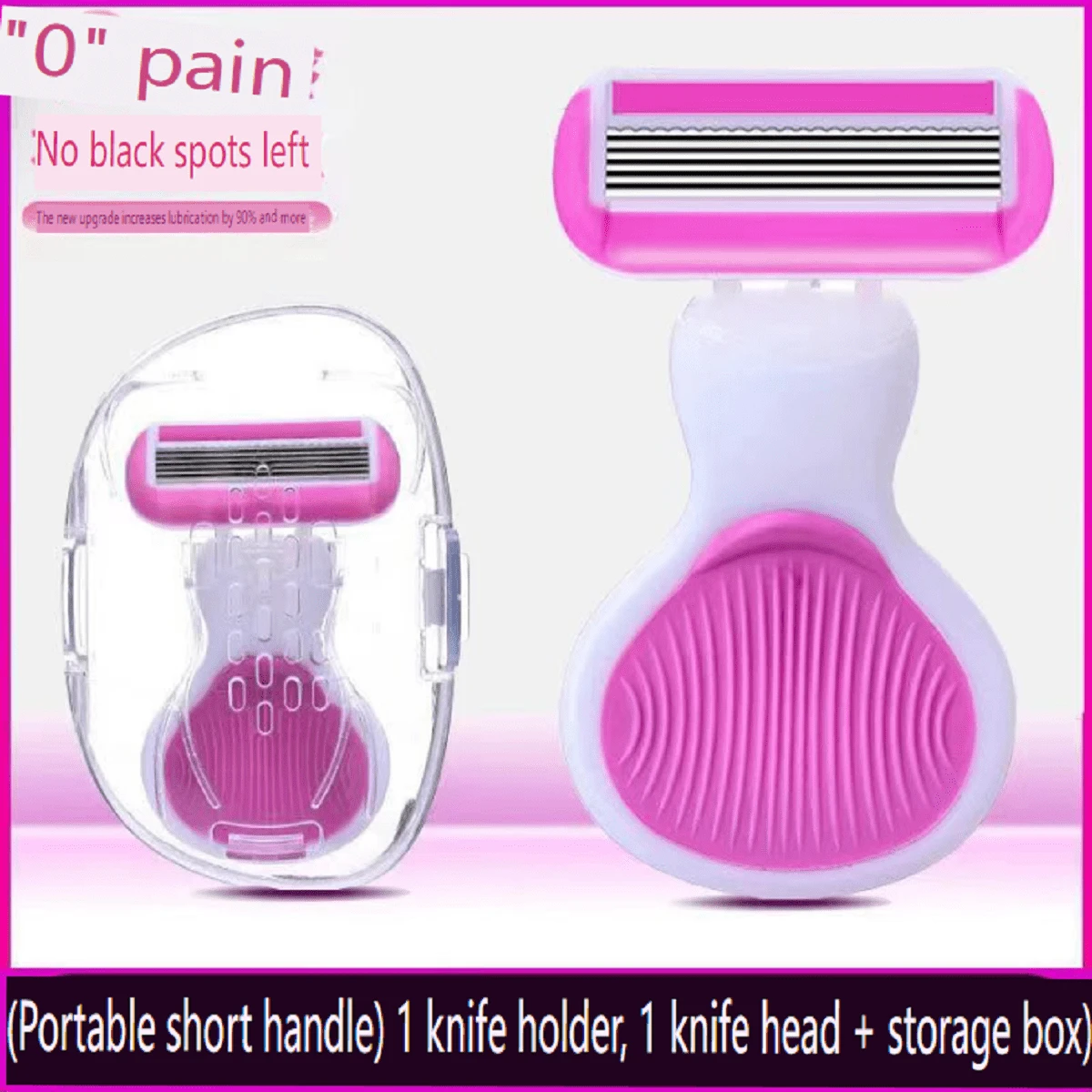 A Set Of 6-Layer Hair Scraper For Women, With Three Replacement Blade ...