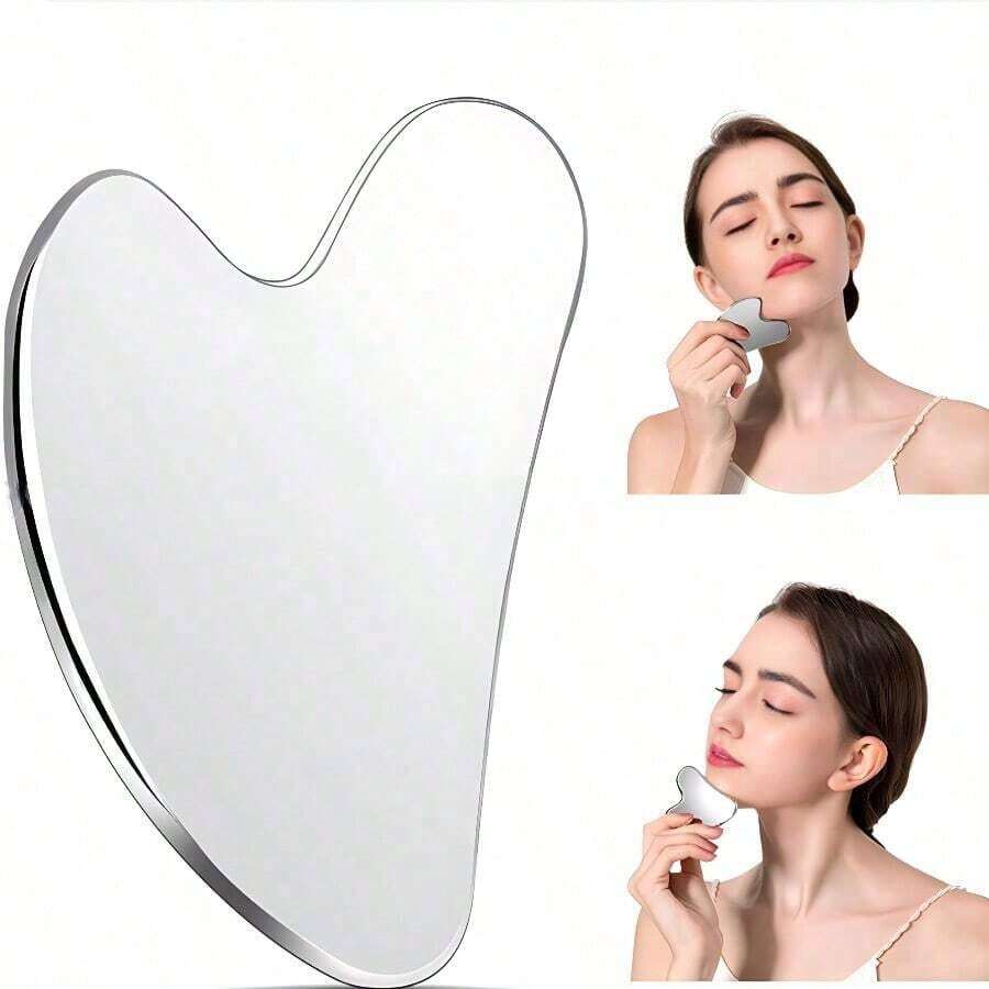 Stainless Steel Guasha Scraping Massage Scraper Face Massager ... Stainless Steel Guasha Scraping Massage Scraper Face Massager ...