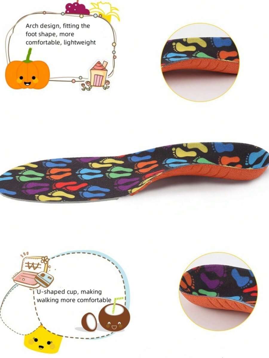 Kids Insole - Orthotic Shoes Inserts For Flat Feet And Arch Support ...