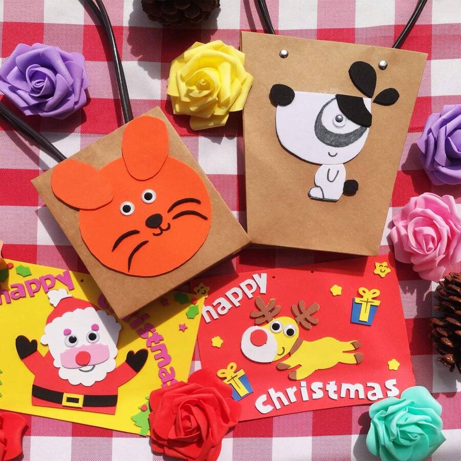 10 feuilles de papier mousse EVA de couleur unie pour travaux manuels ...