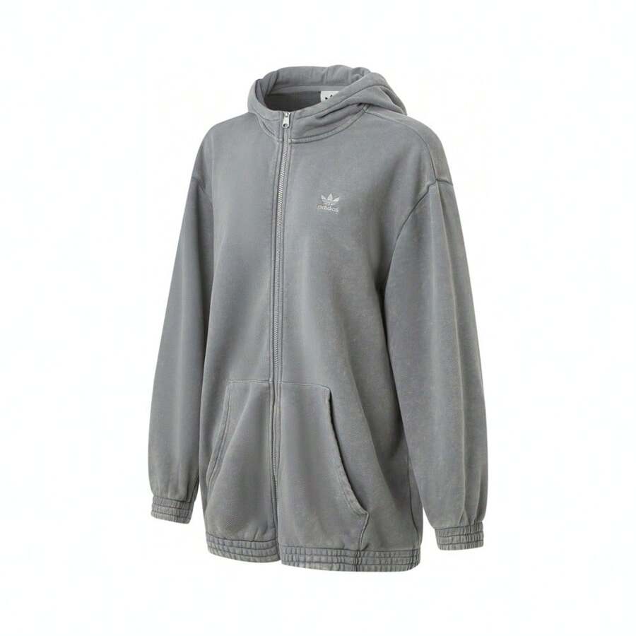 Adidas Originals Sudadera con capucha y cremallera tejida de mujer 2024 ...