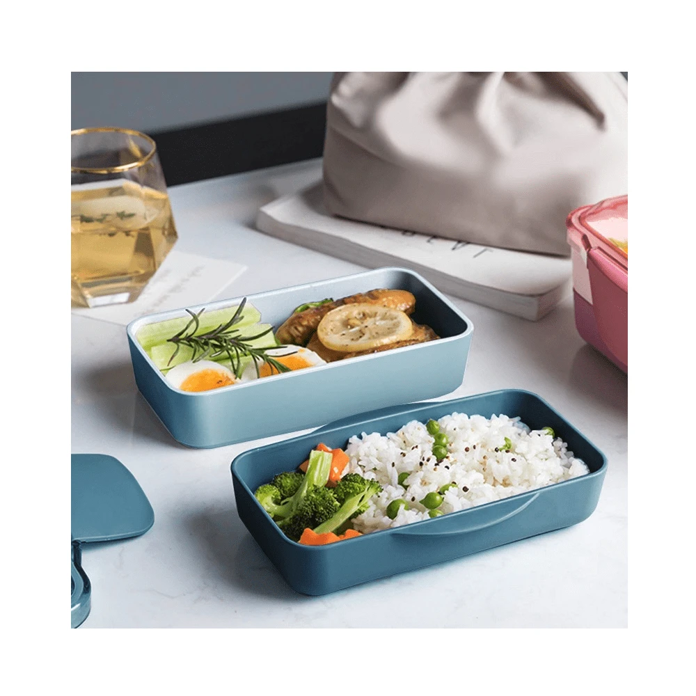 Blue Fitness Lunch Box 3 Jacki Design Fitness Food Preserves Lunch ...