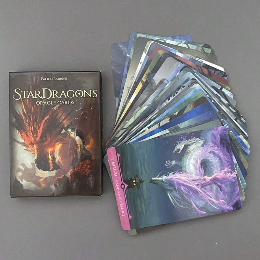 Stardragons Oracle Cards Full French Cards Deck Tarot Divination Fate ...