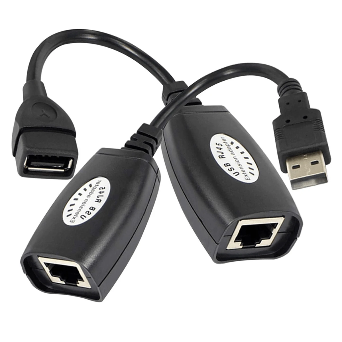 6x USB auf RJ45 RJ 45 LAN-Kabelverlängerung Adapter Extender Netzwerk ...