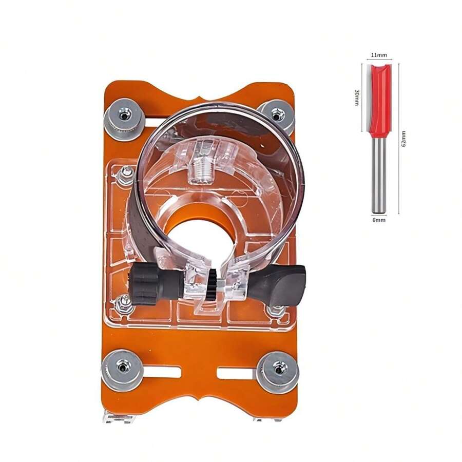 1 Set Woodworking 2 In 1 Slotting Bracket, Invisible Fasteners Slotting ...