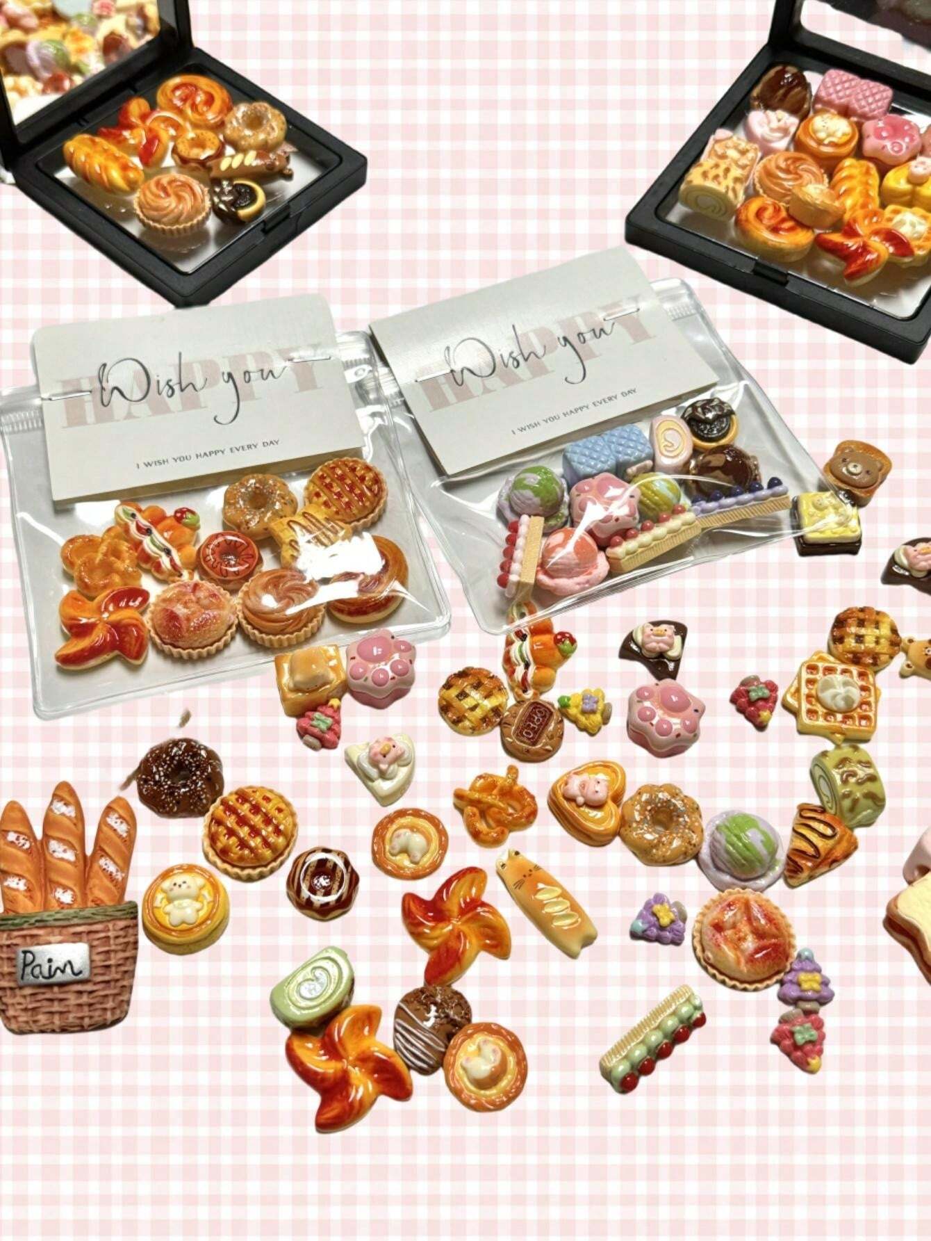 20pcs Mini Food Accessories Mini Kitchen Fake Food Pretend Play Cooking ...