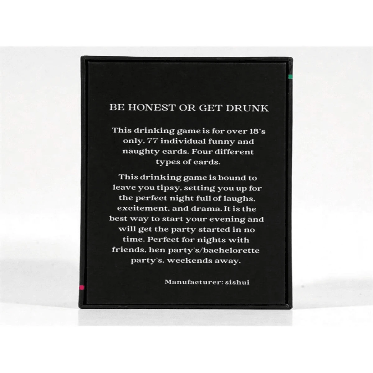 Be Honest Or Get Drunk Game Card Ultimate Adult Drinking Game For ...