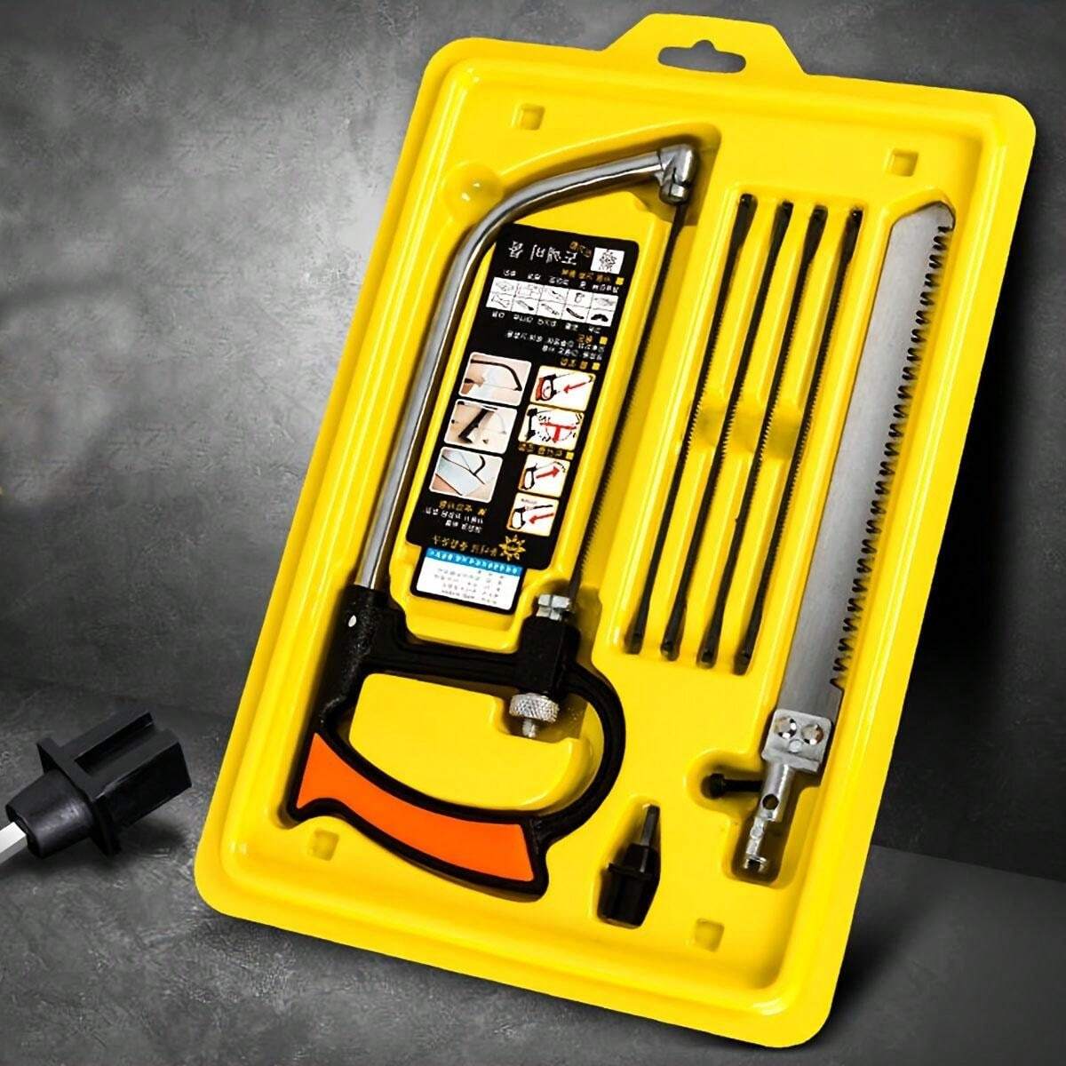 12-Inch Steel Saw Combo Kit With Interchangeable Blades & Miter Sawing ...