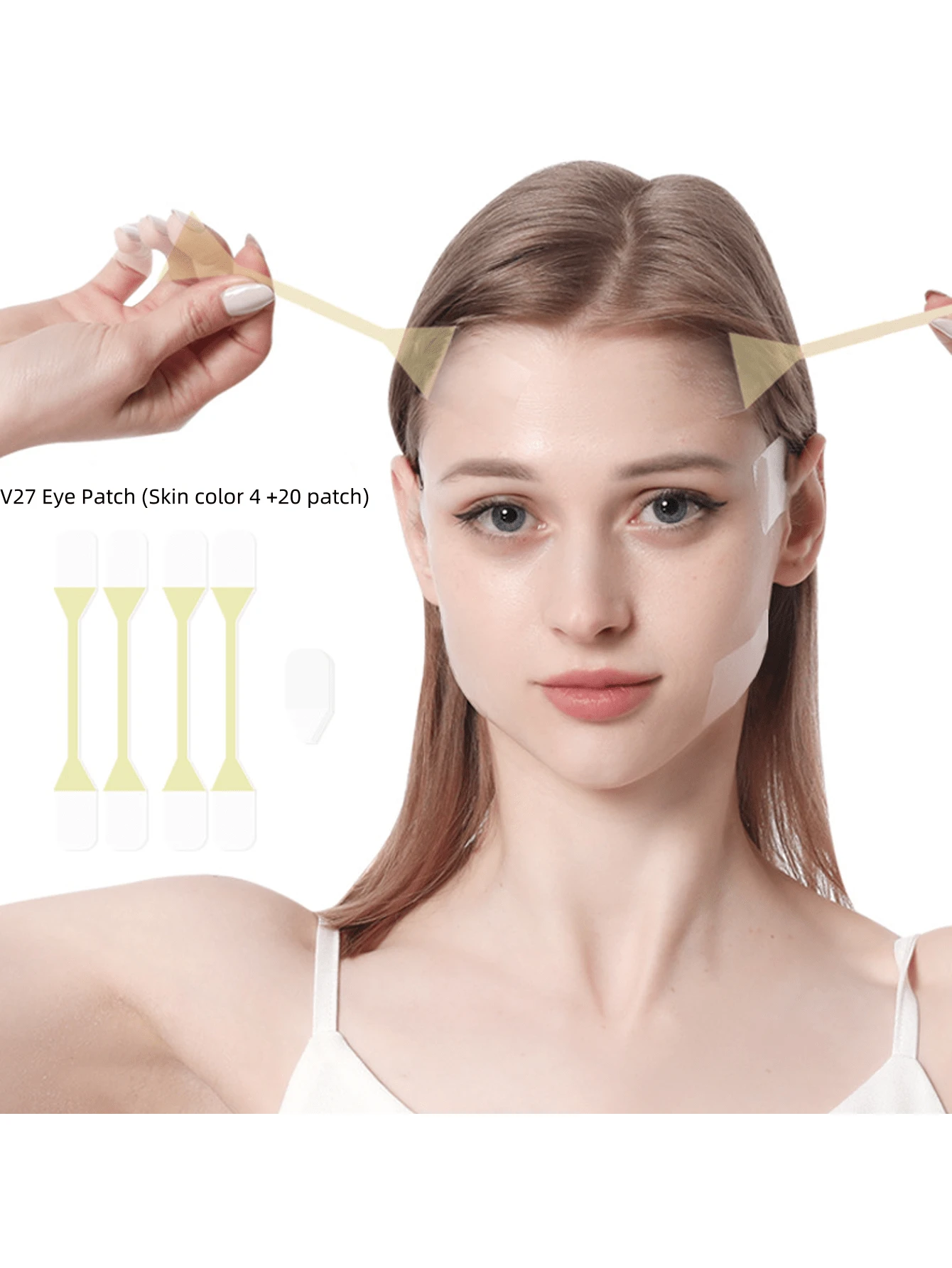 Beauty Showme 4pcs V-Shaped Face Lifting Tapes, Face Slimming & Firming ...