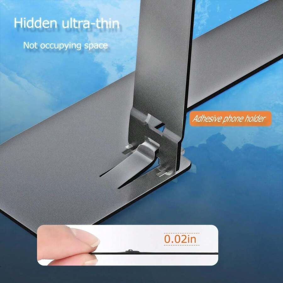 Thin And Invisible Folding Mobile Phone Back Sticker Stand. Portable ...