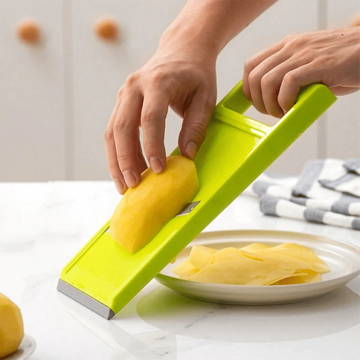 Kitchen Slicer Vegetable Cutter ,Veggie Slicer Potato Slicer Waffle Fry ...