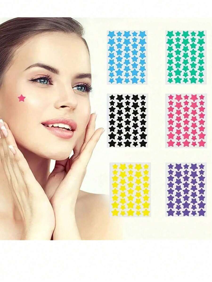 240pcs Festival Party Super Cute Face Star Stickers, Cartoon Star Decor ...