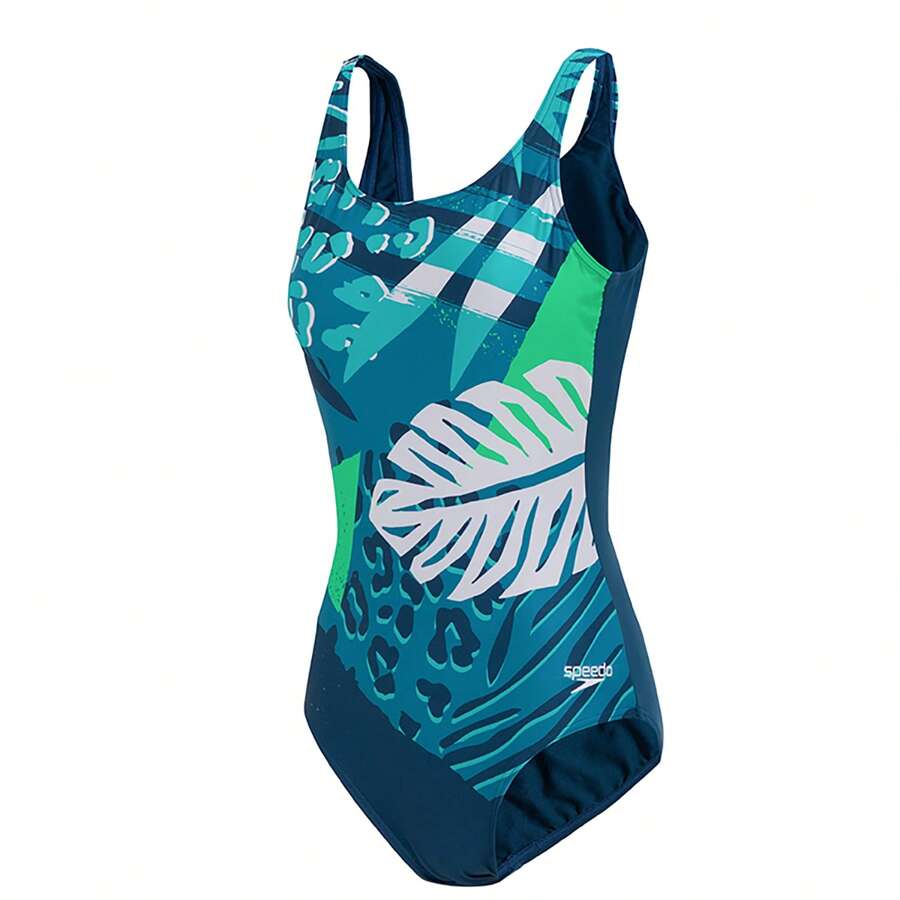 Speedo Women One Piece Swimsuit, Stylish Slim-Fitting And Slimming For ...
