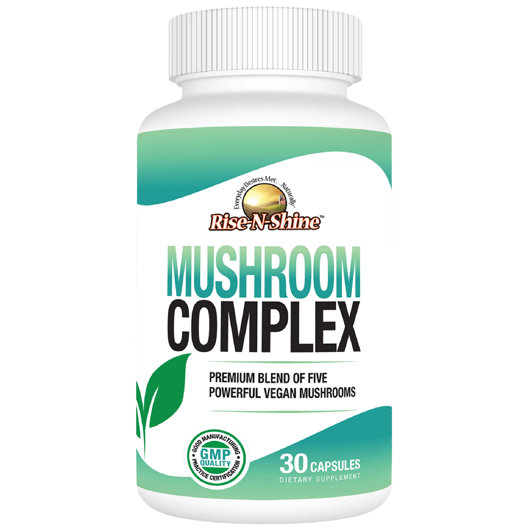 Rise-N-Shine Mushroom Complex By Rise-N-Shine | High Potency Lion's ...
