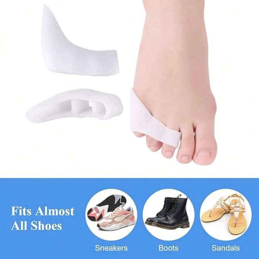 3 Packs Thin Toe Separator, Toe Spacer, Soft Gel Toe Spacer, Toe ...