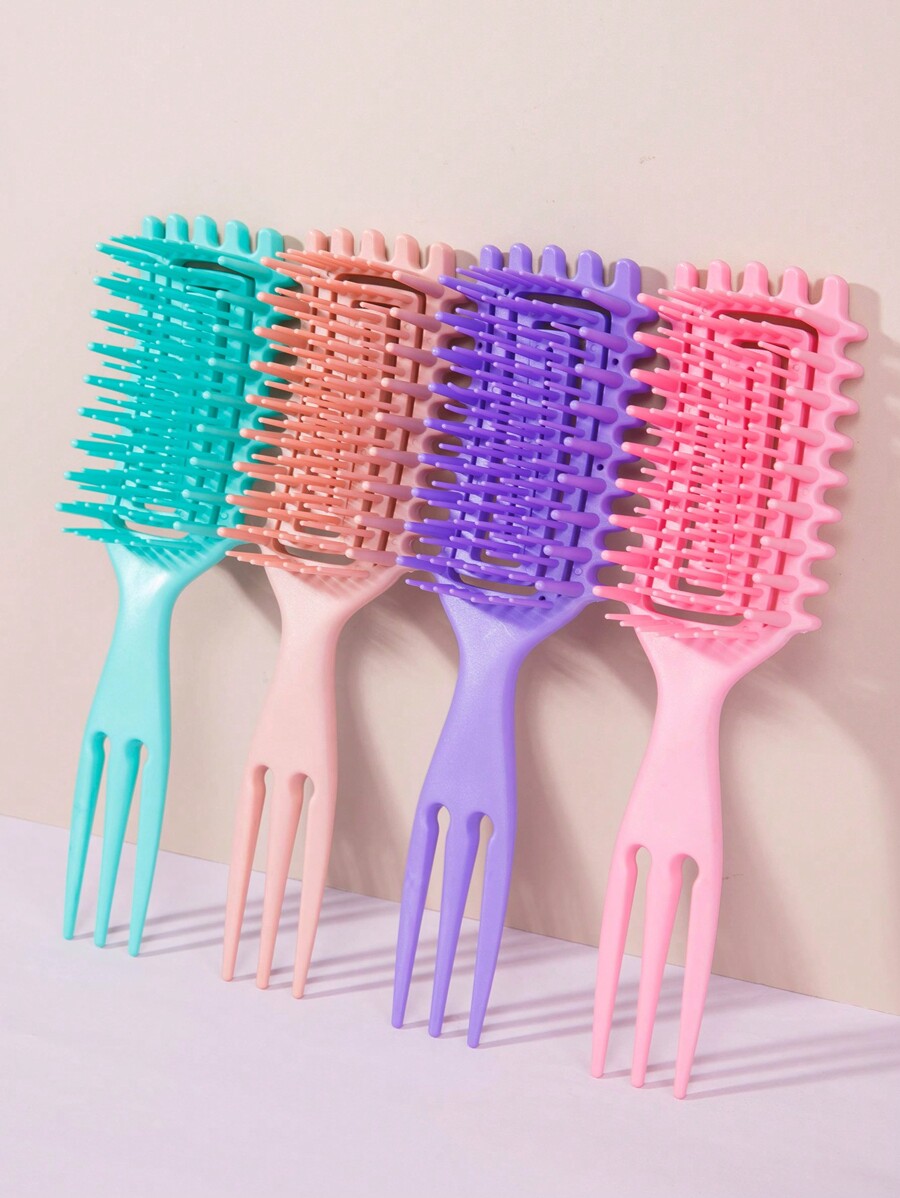 1 sztuka szczotka do mokrych kręconych włosów, szczotka do masażu ...