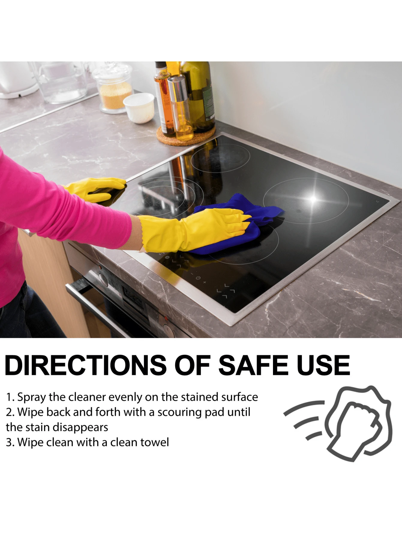 Multi-Purpose Stain Removal Spray Kitchen Dust, Stains, Heavy Oil ...