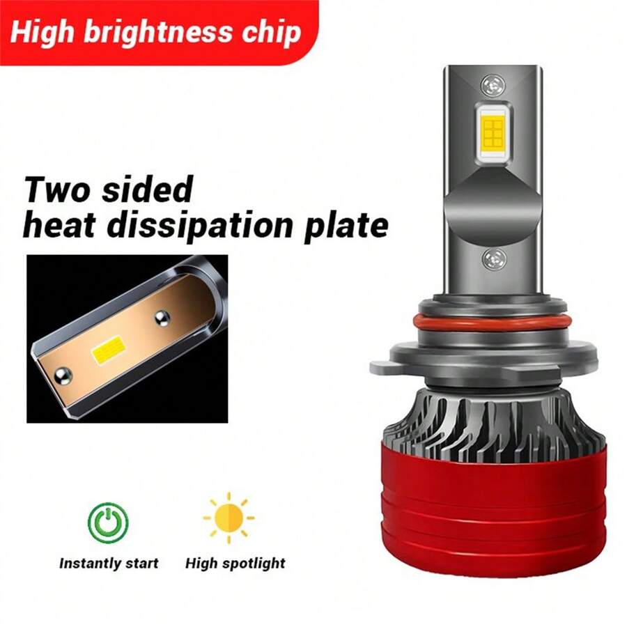 V13 H3 LED Headlights With Integrated Far And Near Lights, Fog Lights ...