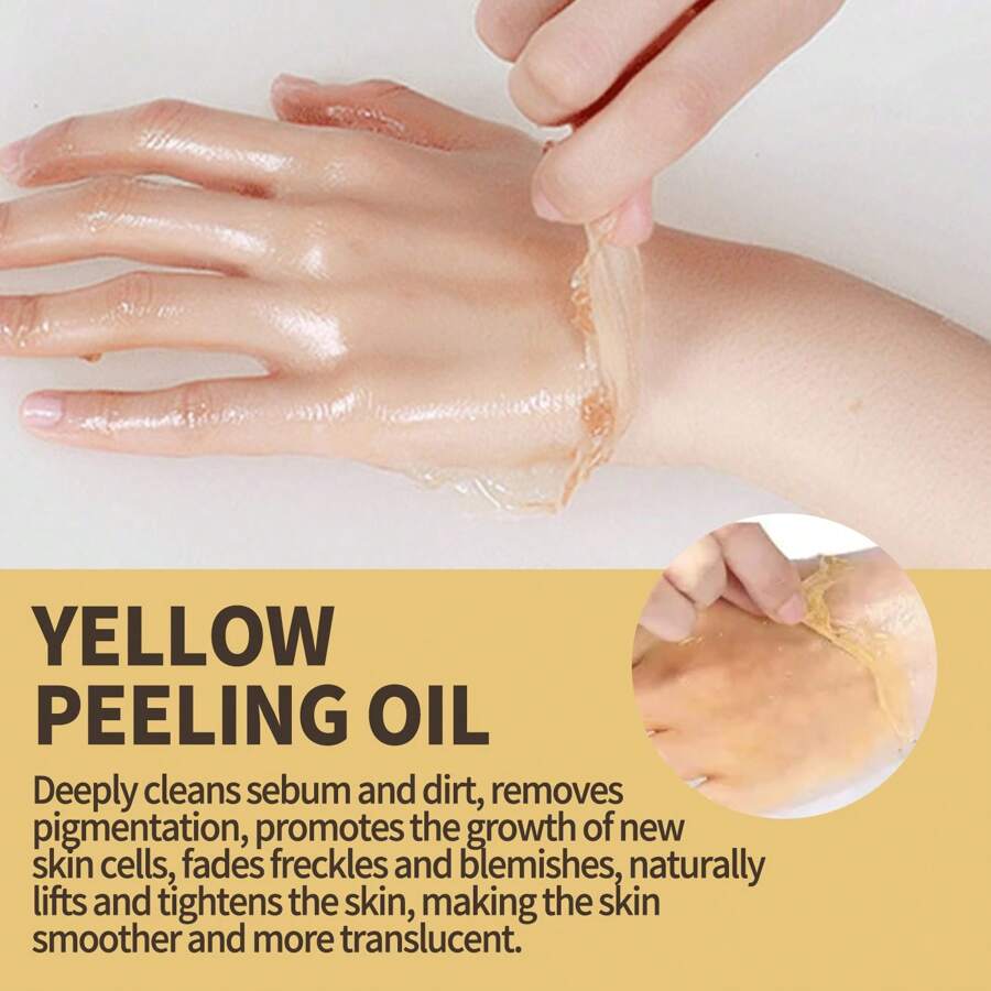 110mL Dark Skin Exfoliating Oil, Contain Salicylic Acid Yellow ...
