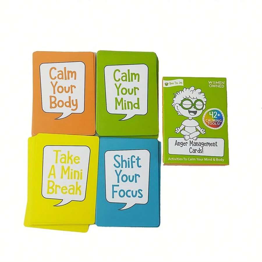 English Version Anger Management Cards, Family Board Card Game ...