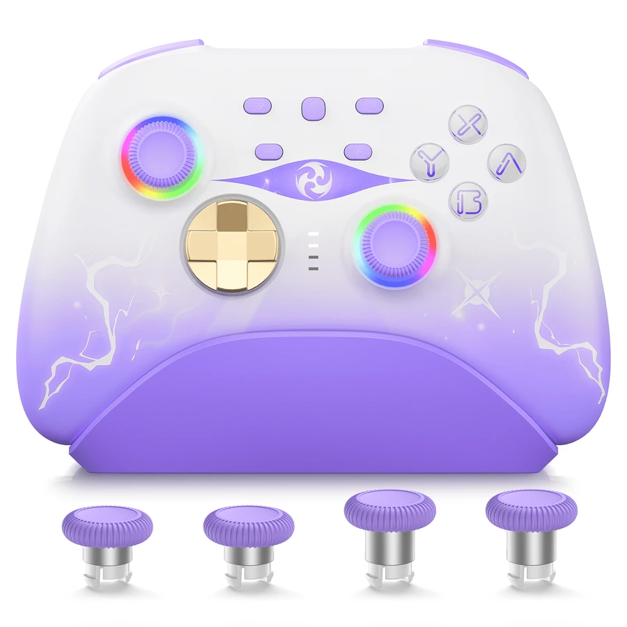 Wireless Pro Game Controller With Hall Effect Joysticks/Trigger ...