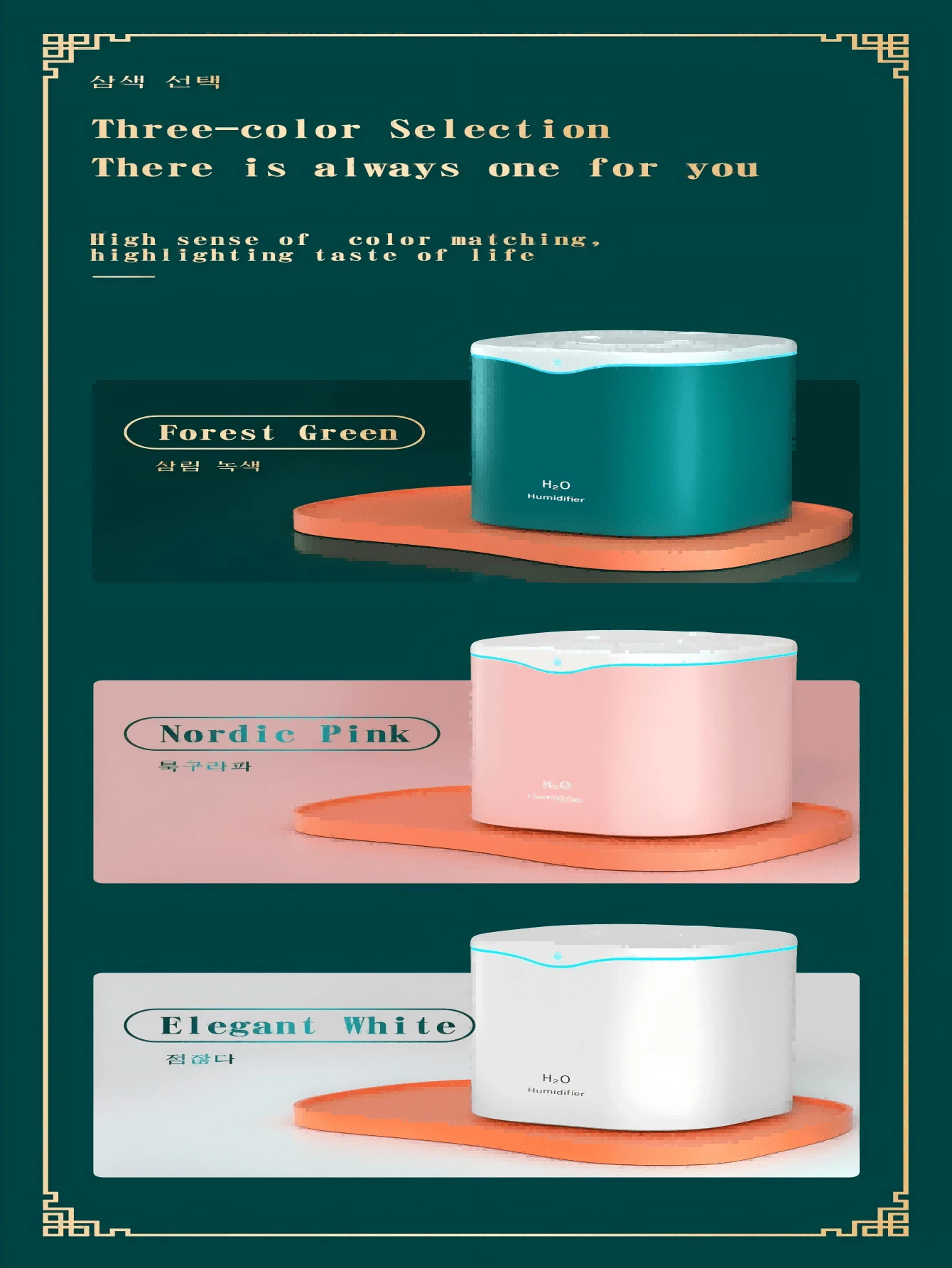 High Mist Output Household Air Humidifier, Dual Mist USB Aroma Diffuser ...