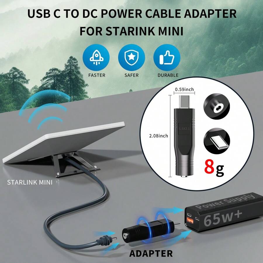 Starlink Mini Accessories Starlink Ethernet Adapte,Starlink Mini Cable,Starlink Mini Usb C ...