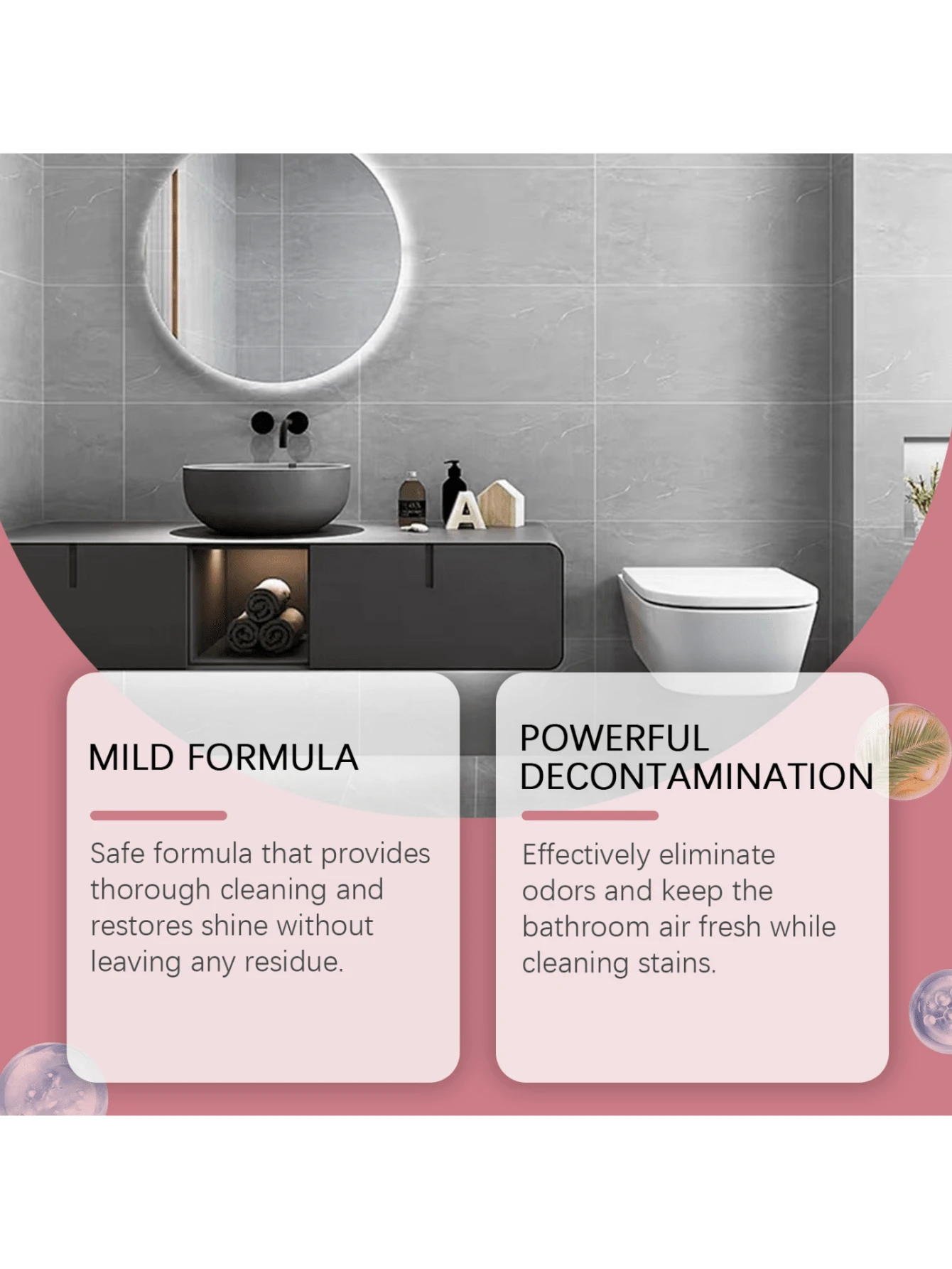 Bathroom Stain Remover, Glass Door, Bathtub, Tile, Scale And Residue ...