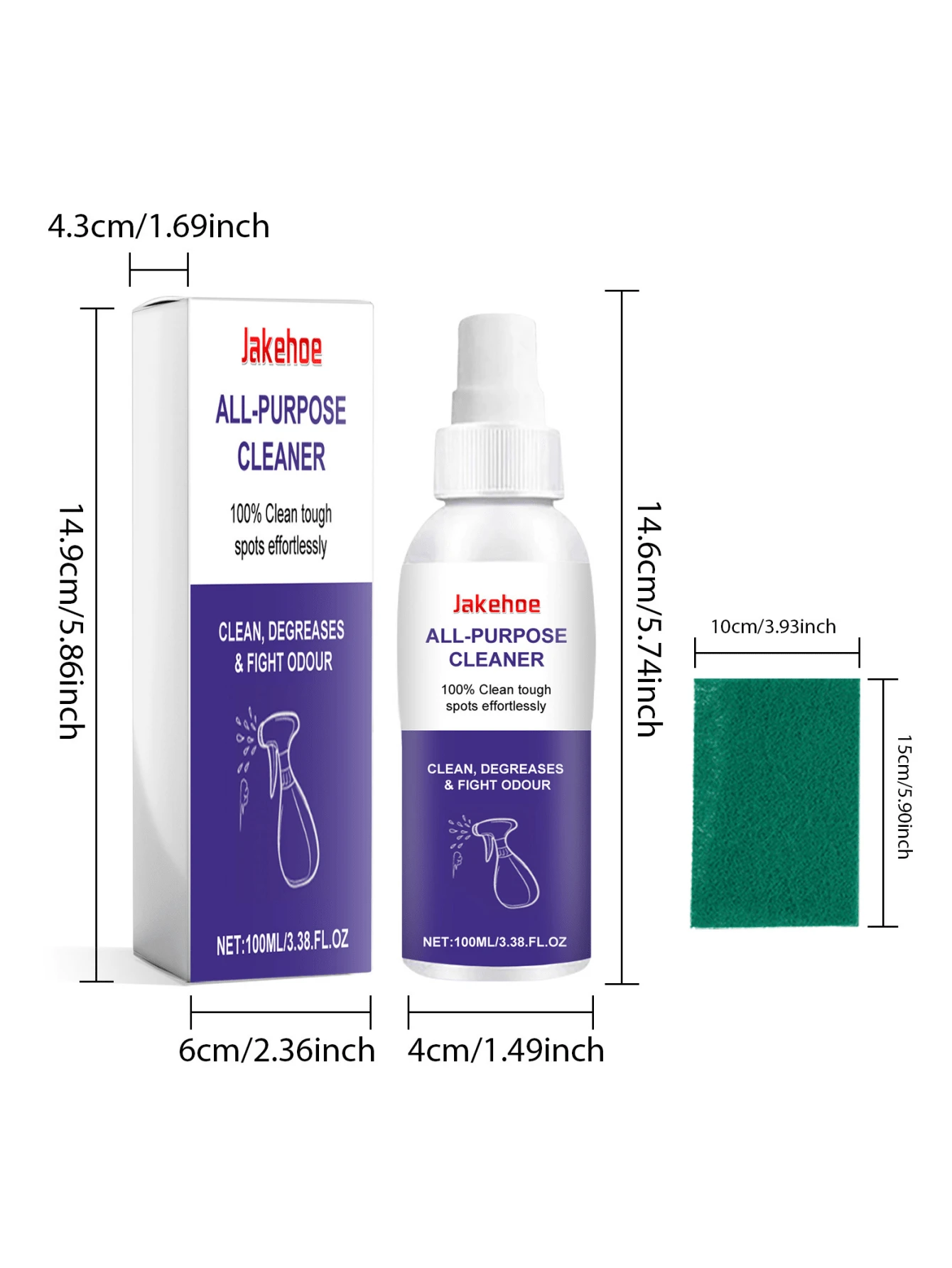 Spray multifunzionale per rimozione macchie, adatto per polveri in ...