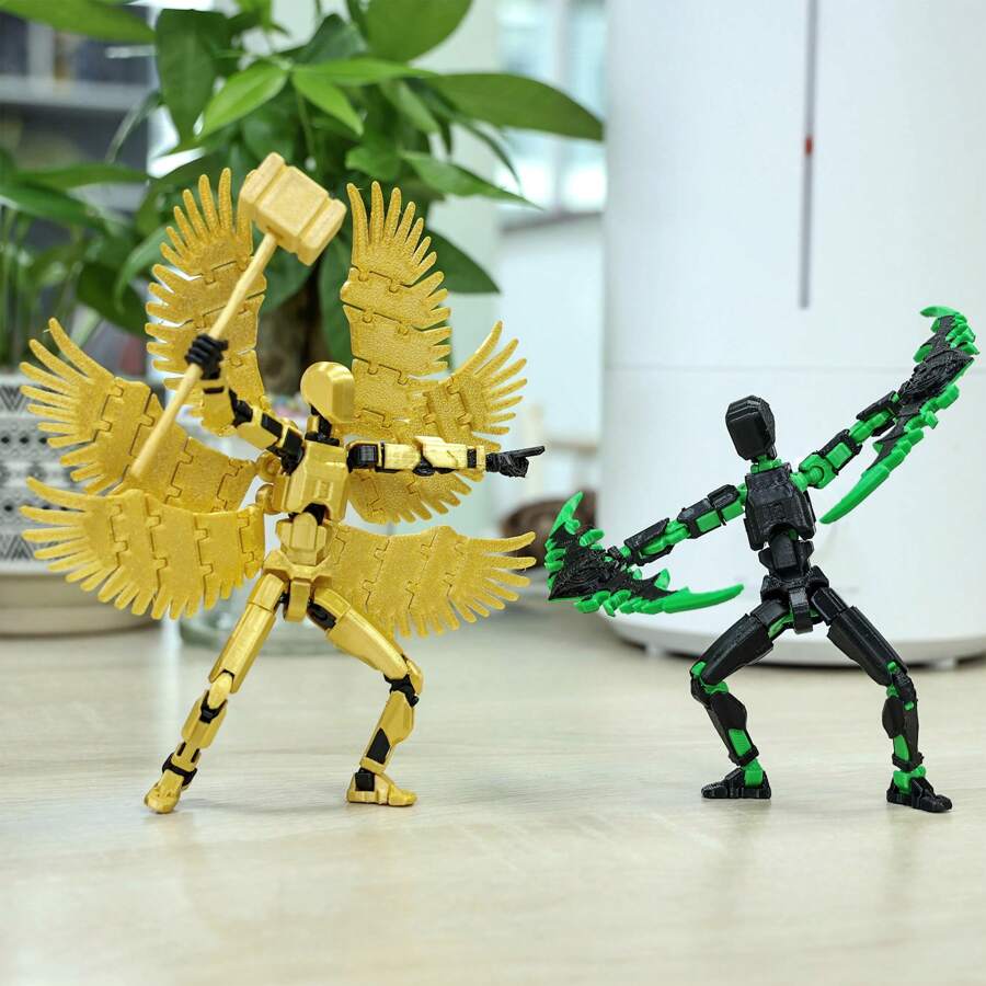 3D Printed Doll Flexible And Movable Humanoid Scale Figure Model Sketch ...