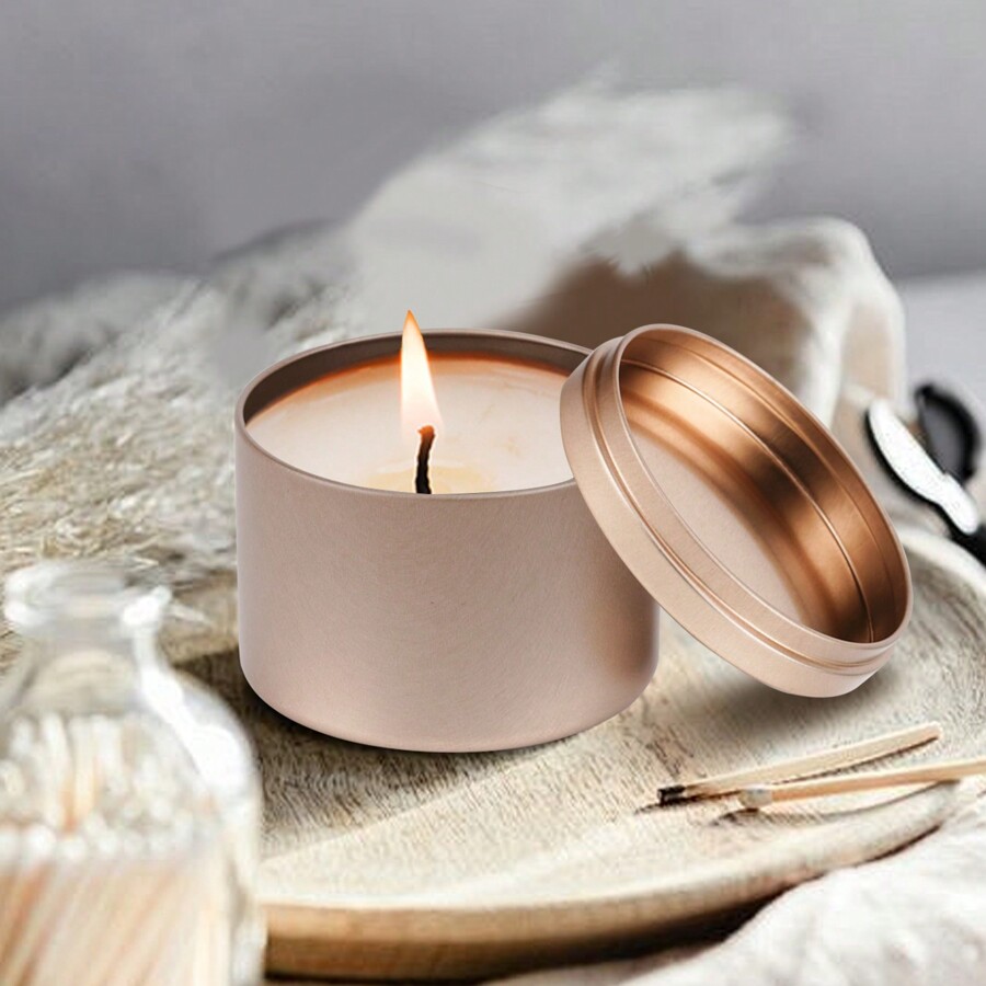 Potes de lata para velas, 12 unidades, recipientes para velas, potes ...