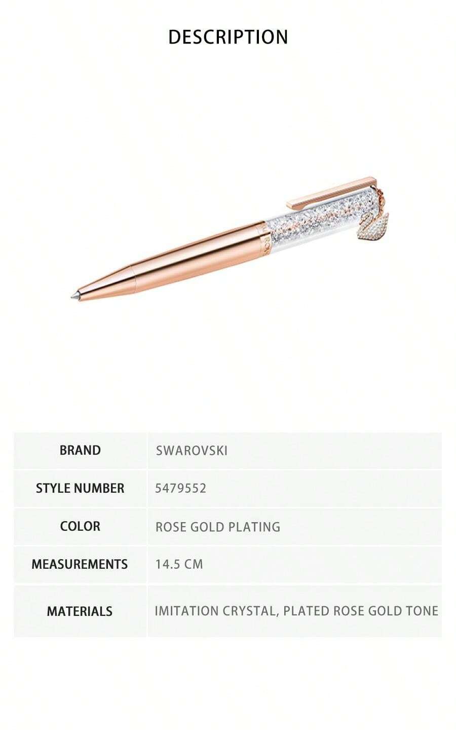 Swarovski Sparkling Swan Ballpoint Pen 5479552 for Sale Australia| New ...