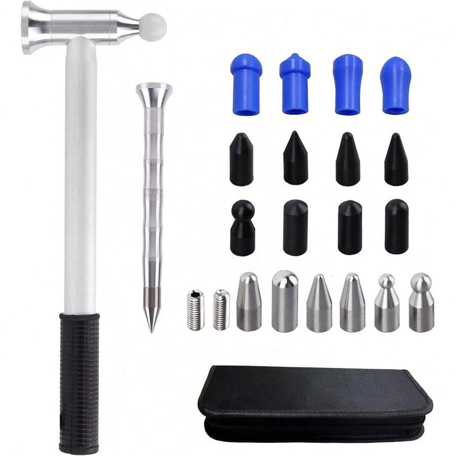 Car Dent Repair Hammer 25-Piece Set - Dent Remover Tool, Paint-Free ...
