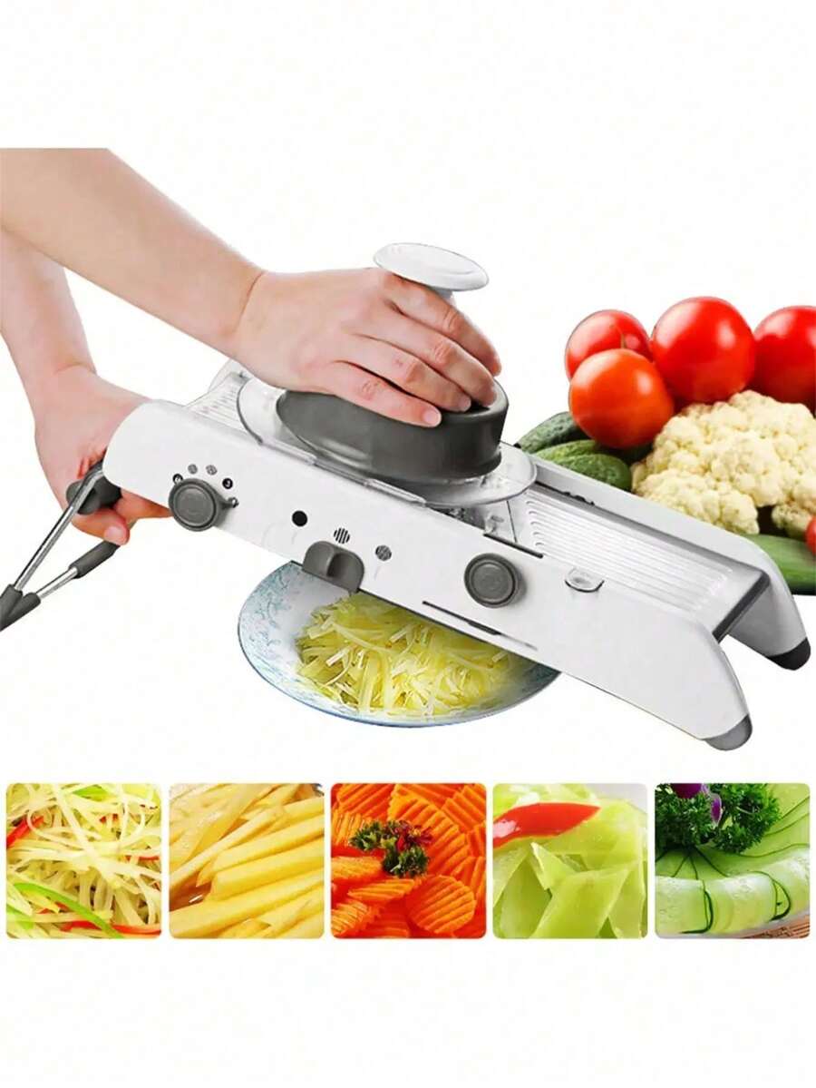 Mandoline Profissional Cortador Fatiador Legumes Frutas Inox | SHEIN Brasil