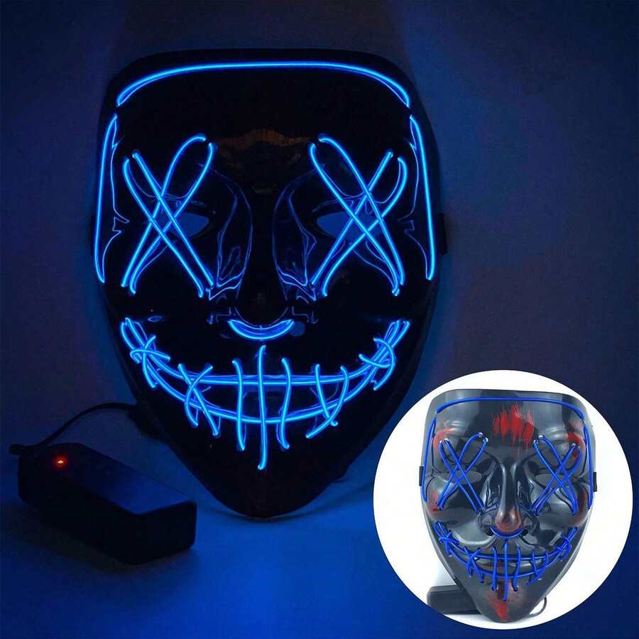 eyekan The 2024 New LED Flashing Mask Iluminates Your Haloween ...